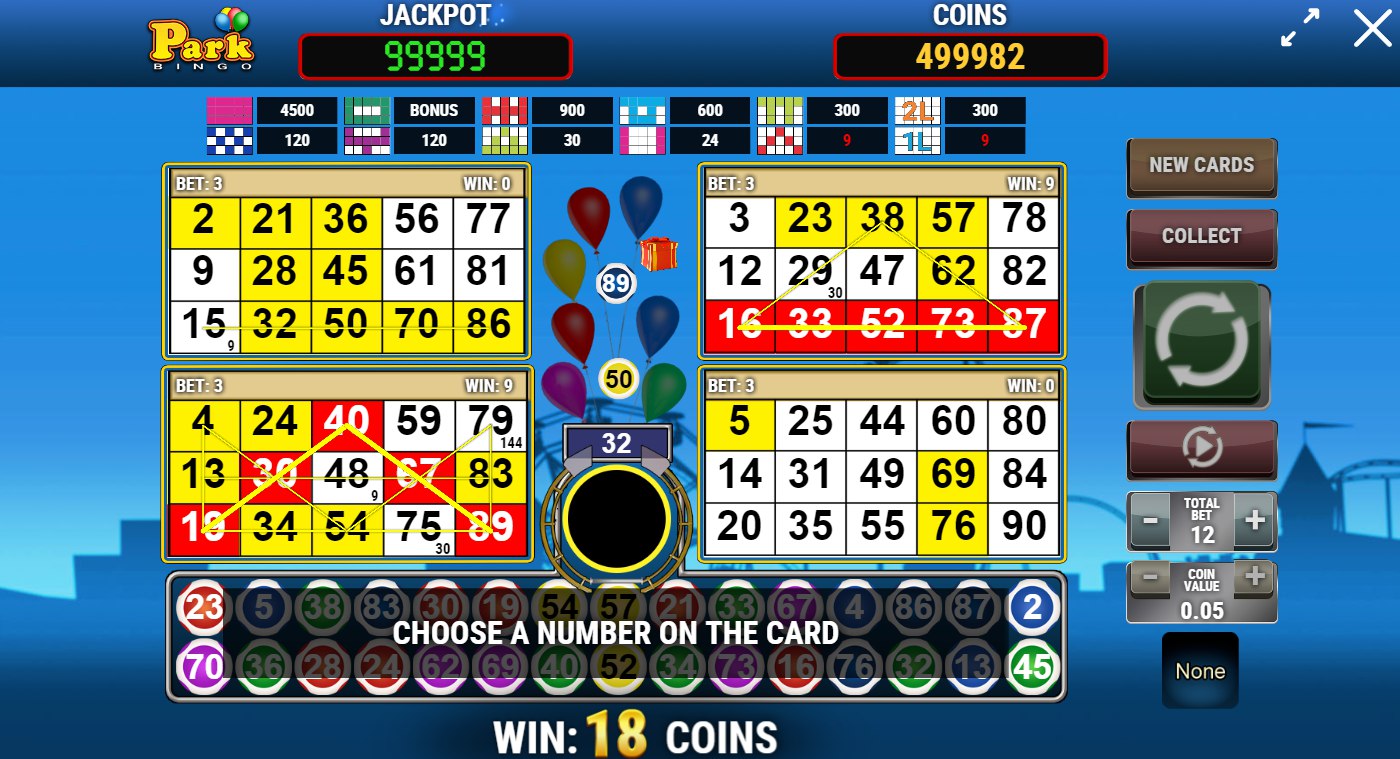 Park Bingo Speel Gratis - Pretparkavontuur van Play'n Go